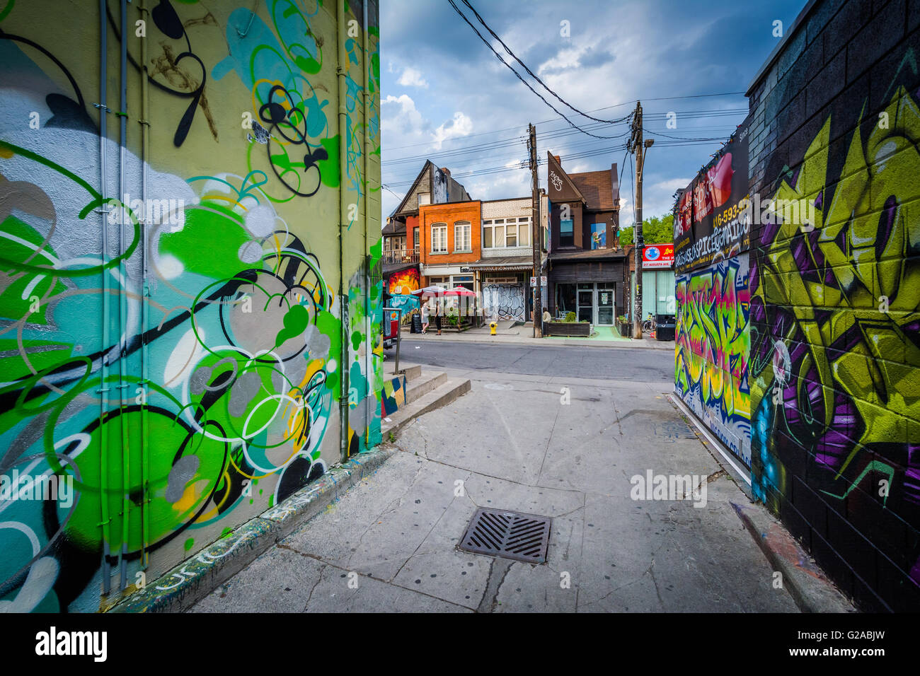 Graffiti kensington market hi-res stock photography and images - Alamy