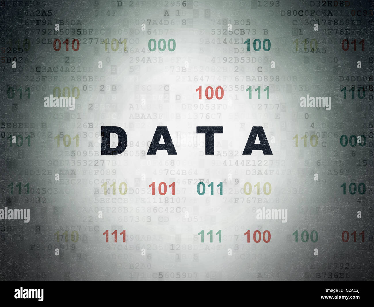 Information concept: Data on Digital Data Paper background Stock Photo ...