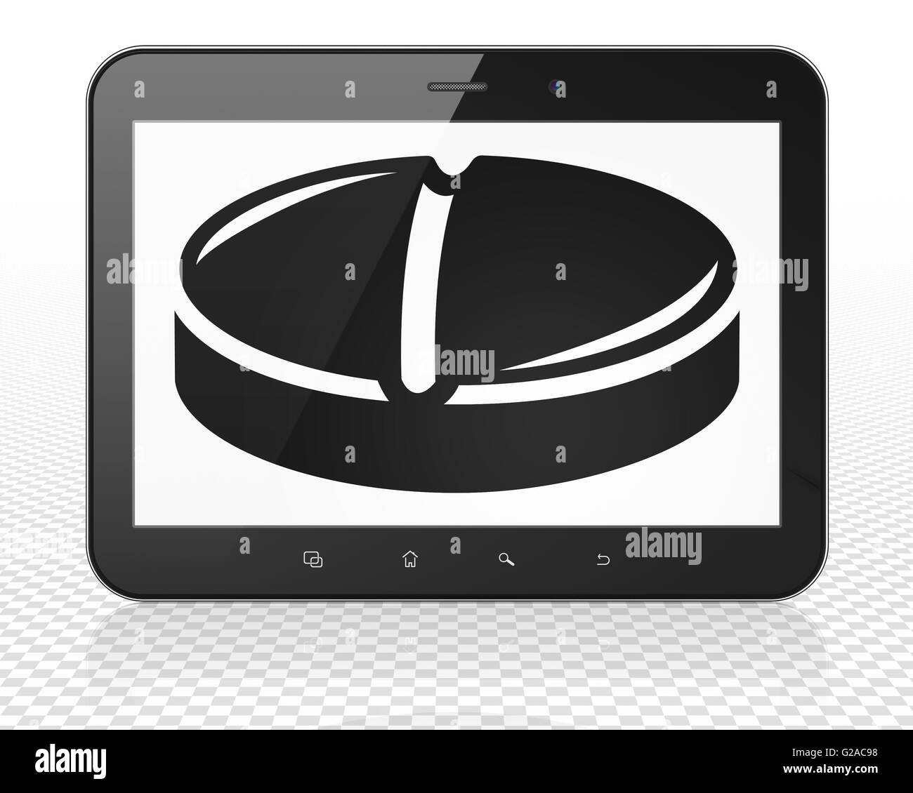 Healthcare concept: Tablet Pc Computer with Pill on display Stock Photo ...