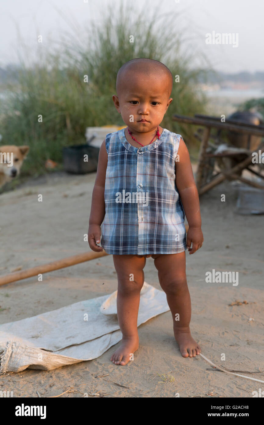 Burmese child, Mandalay, Myanmar, Burma, South Asia, Asia Stock Photo ...