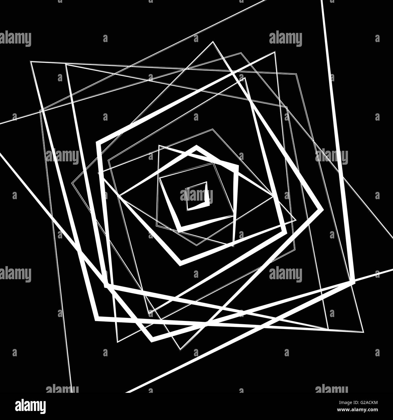 Random intersecting lines. Abstract monochrome geometric art Stock Vector Image & Art - Alamy