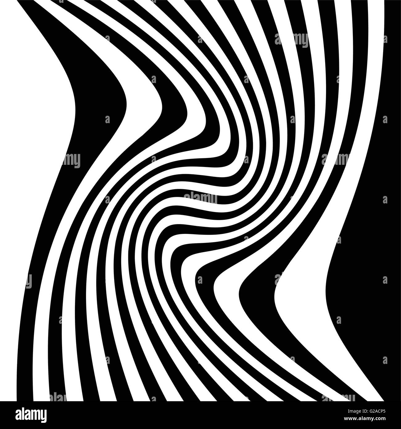 Asymmetric vertical lines with different distortions. Irregular ...