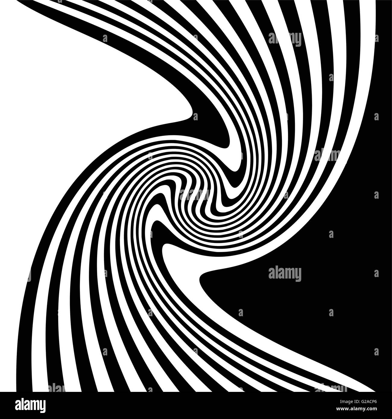 Asymmetric vertical lines with different distortions. Irregular ...