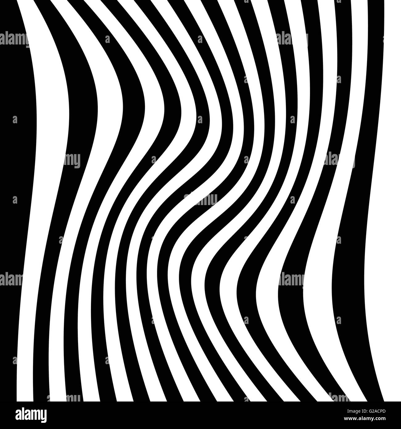 Asymmetric vertical lines with different distortions. Irregular ...