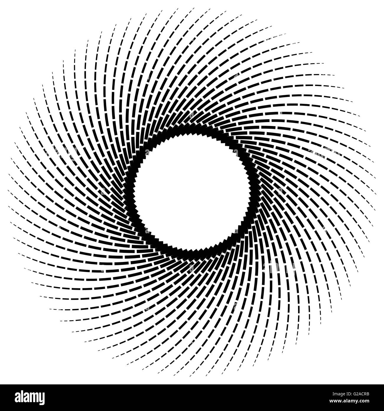 Geometric circle element with radial rectangle shapes Stock Vector ...