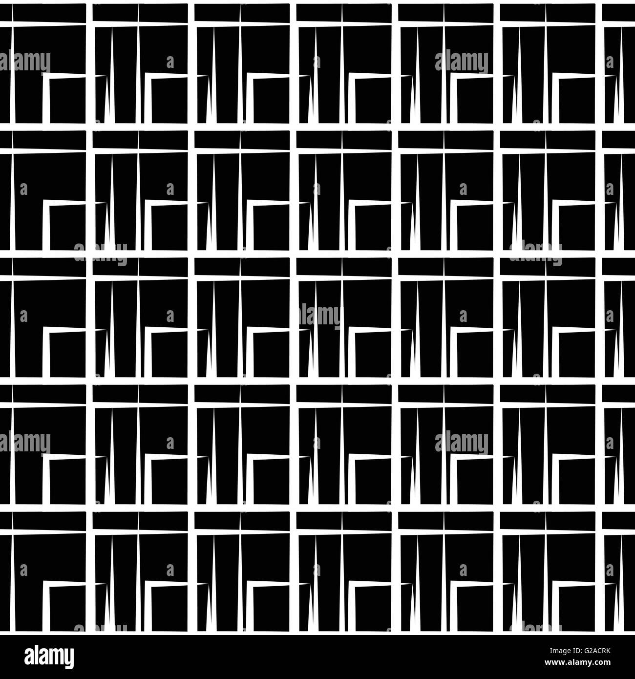 Irregular grid, mesh pattern with irregular lines. Seamlessly repeatable Stock Vector Image ...