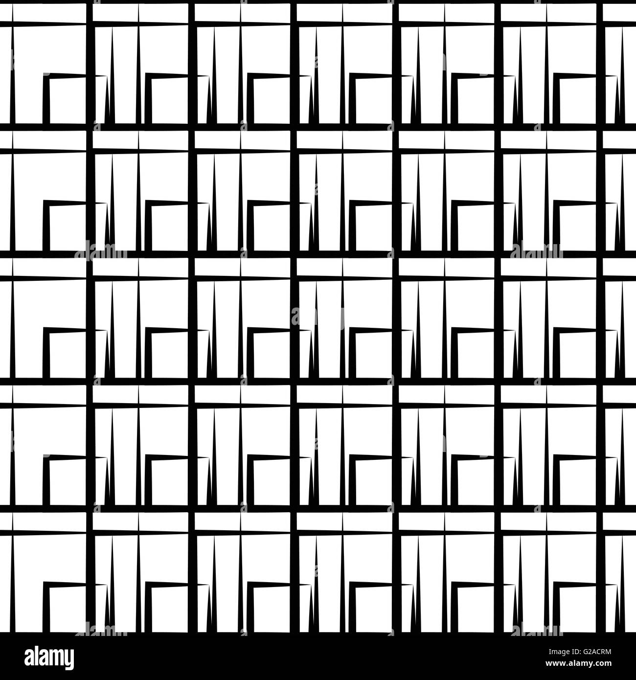 Irregular grid, mesh pattern with irregular lines. Seamlessly ...