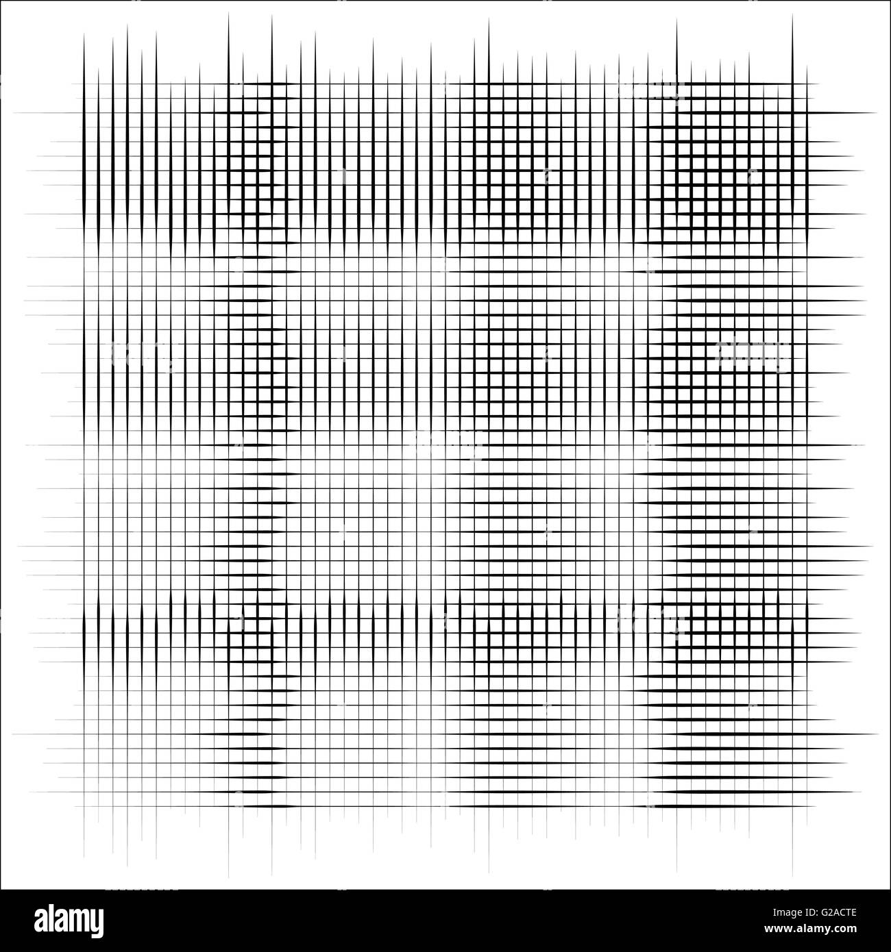 Intersecting lines. Grid, mesh pattern. Abstract illustration Stock ...