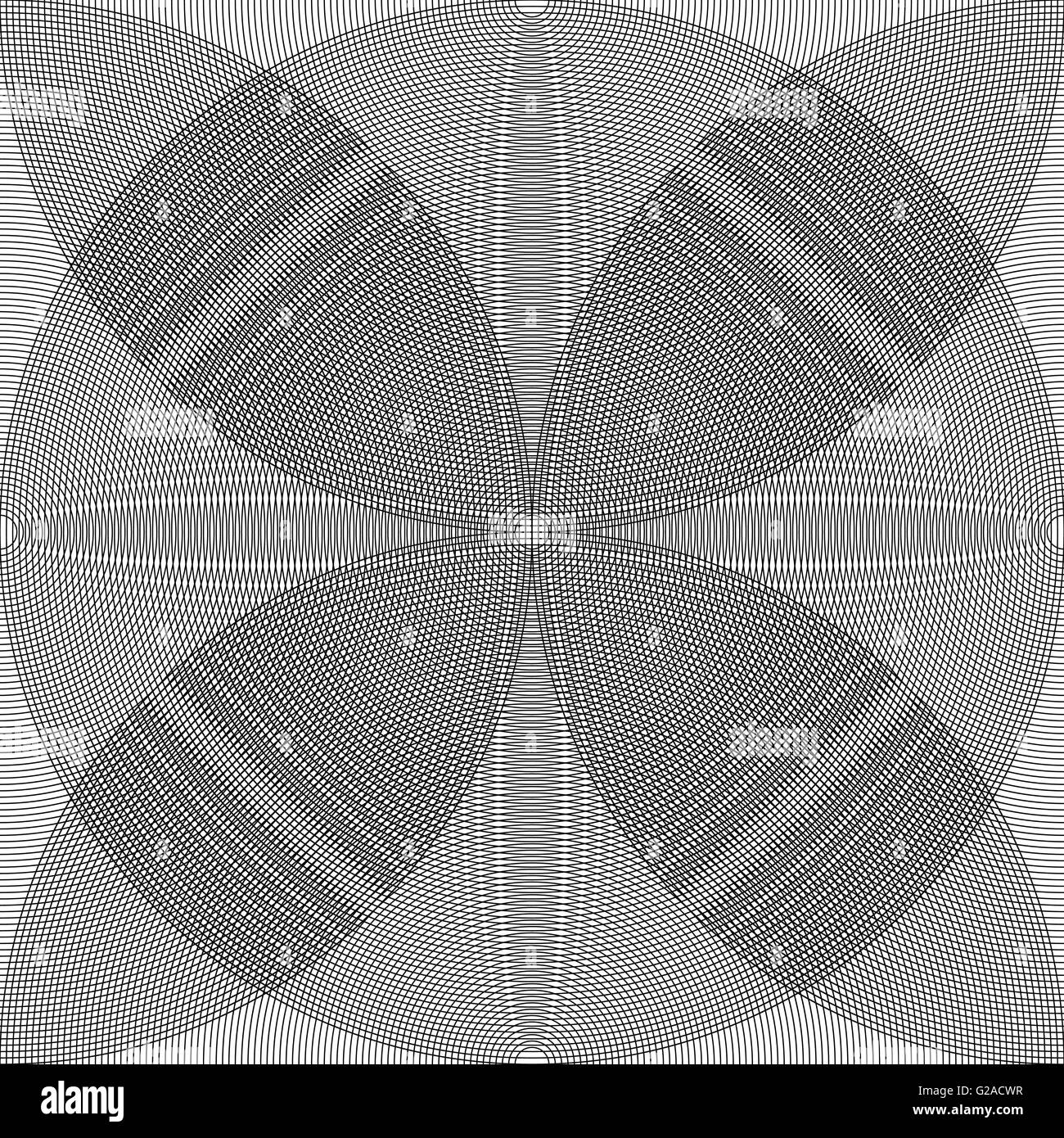 White moire effect Stock Vector Images - Alamy