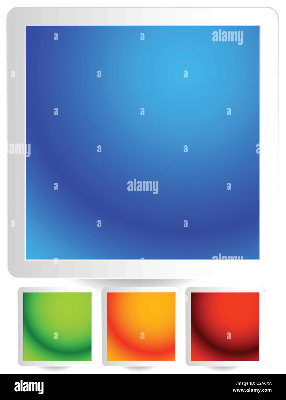 Bright, colorful button, badge, pin backgrounds with borders Stock ...