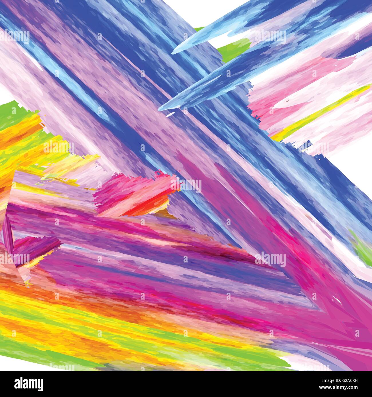 Rainbow colors vector painting Stock Vector Image & Art - Alamy