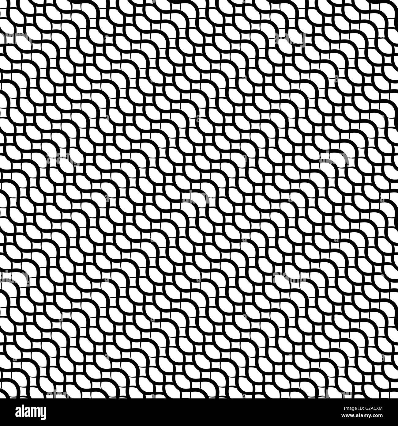 Repeatable pattern with wavy, zig zag lines Stock Vector Image & Art - Alamy
