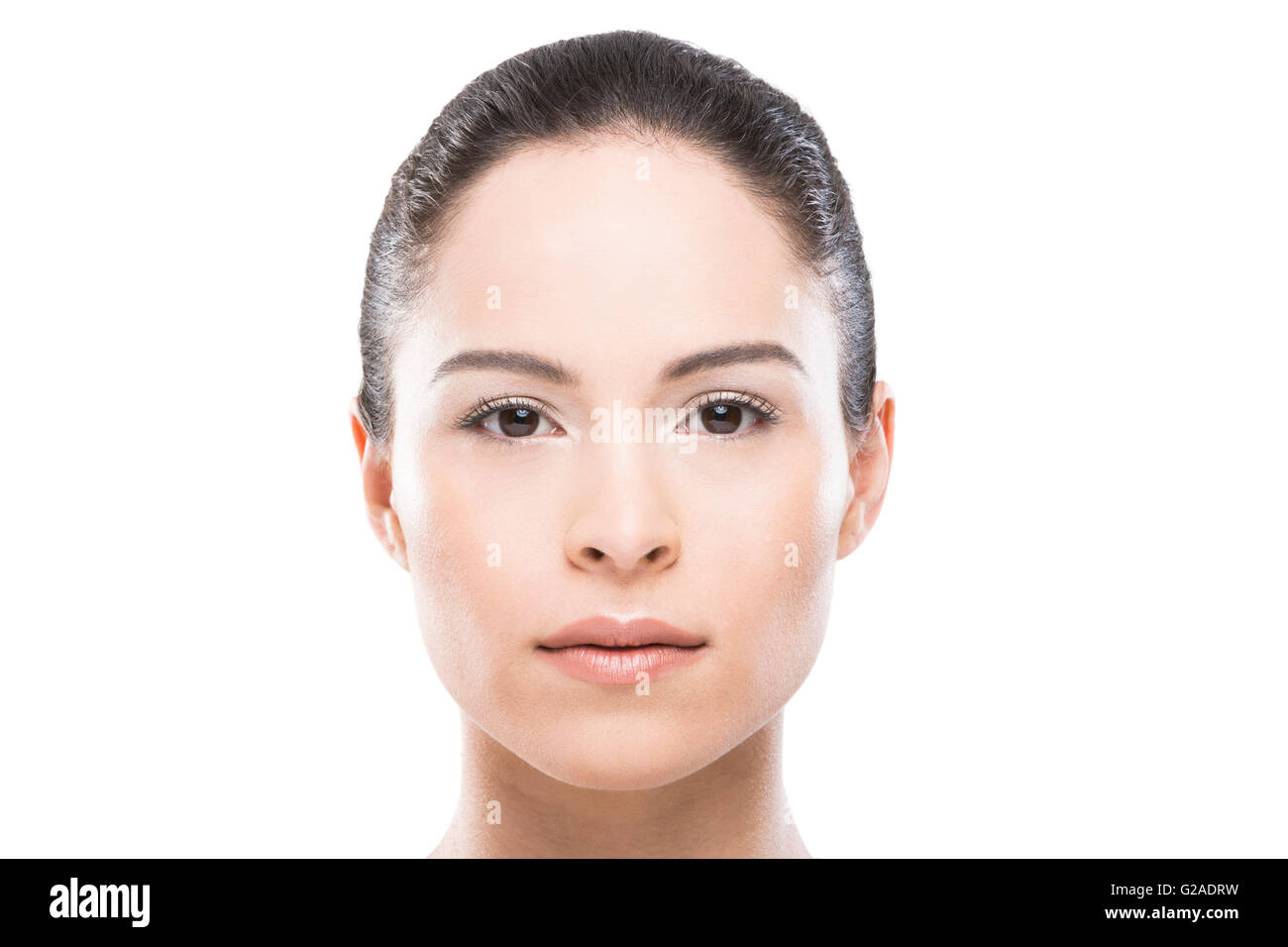 Back view portrait young woman hi-res stock photography and images - Alamy