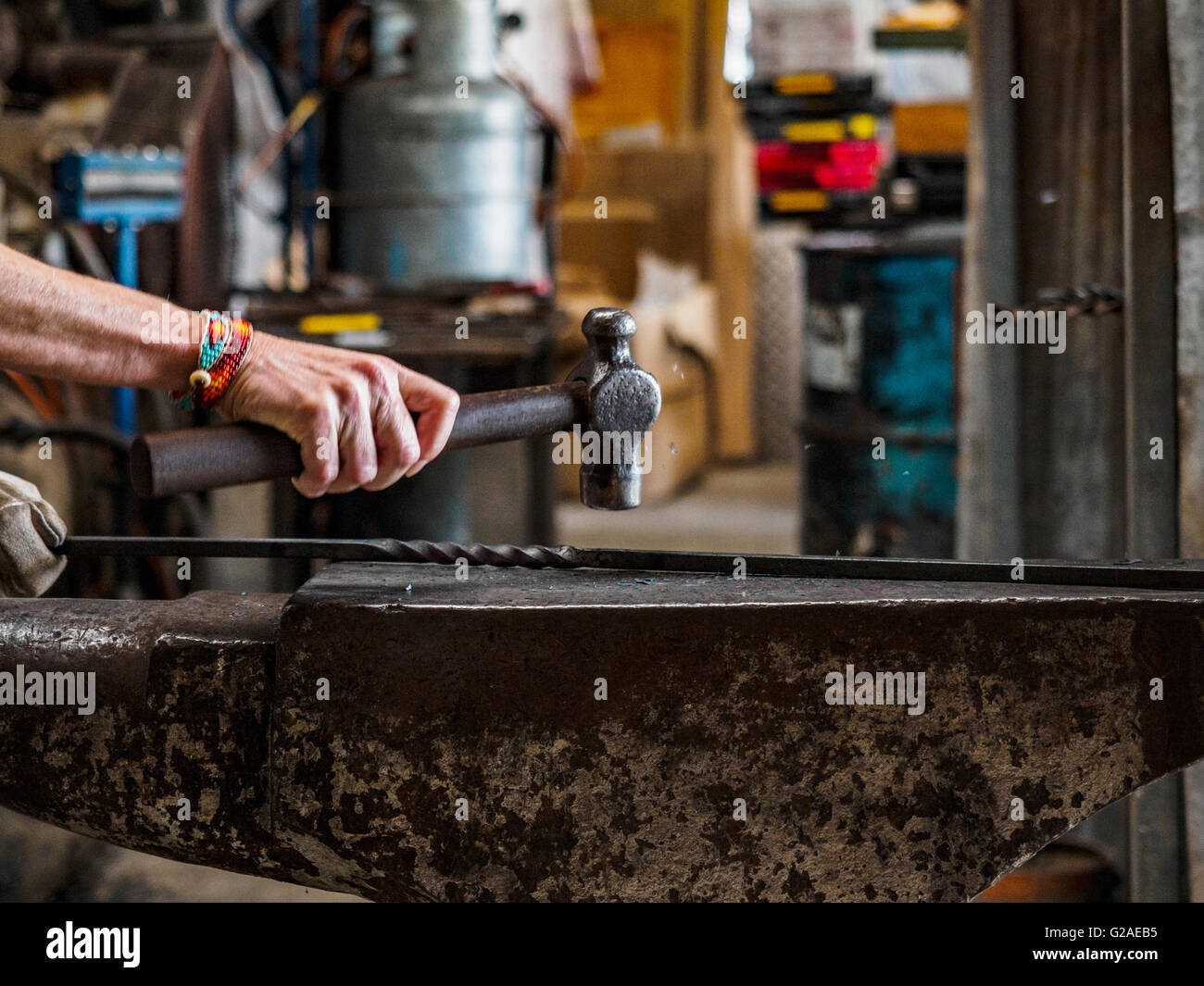 Female blacksmith hi-res stock photography and images - Alamy