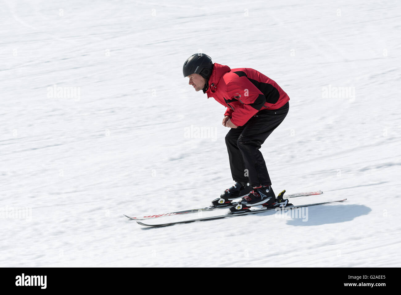 Skier rides hi-res stock photography and images - Alamy