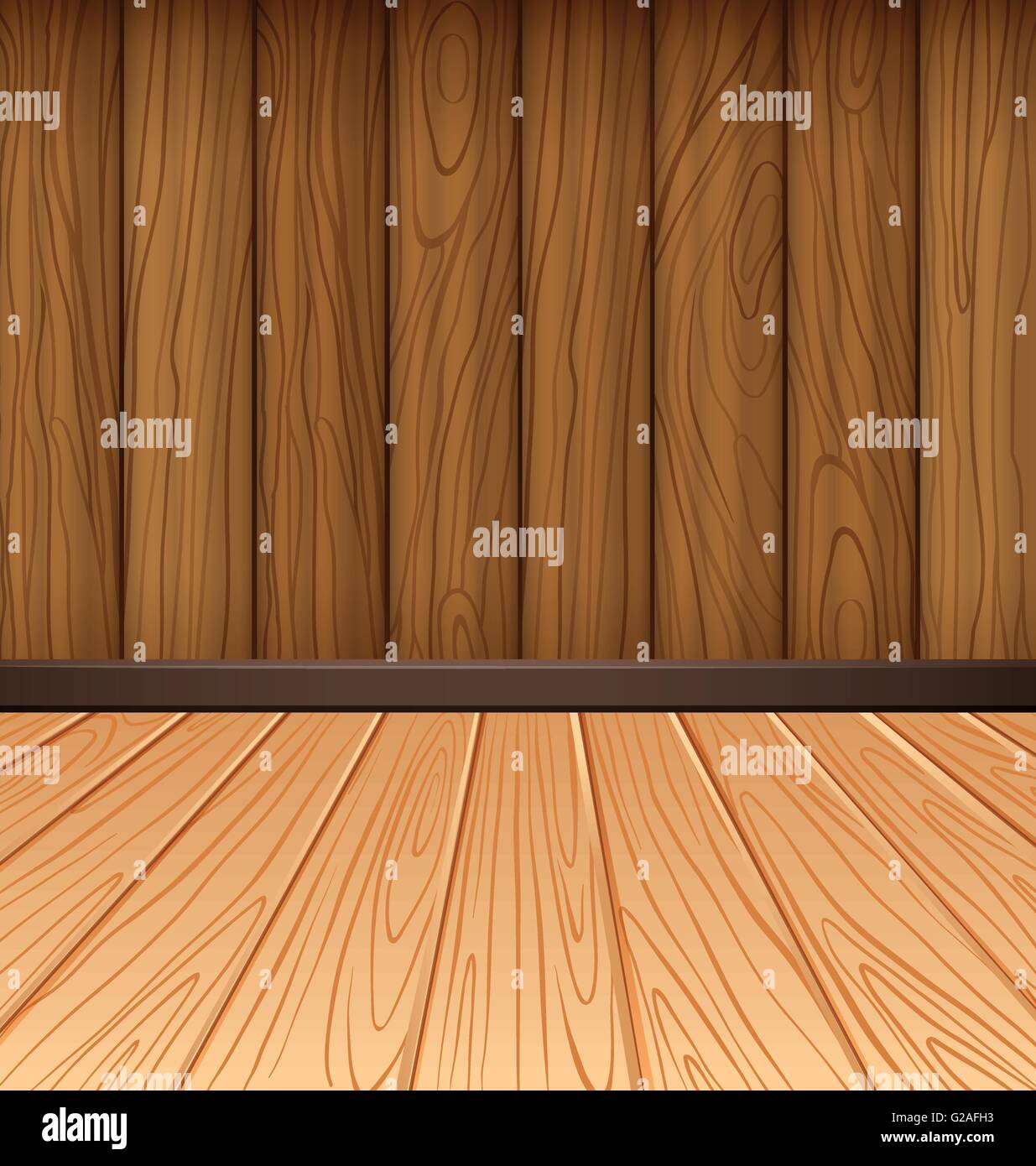 Wooden wall and wooden tiles illustration Stock Vector Image & Art - Alamy