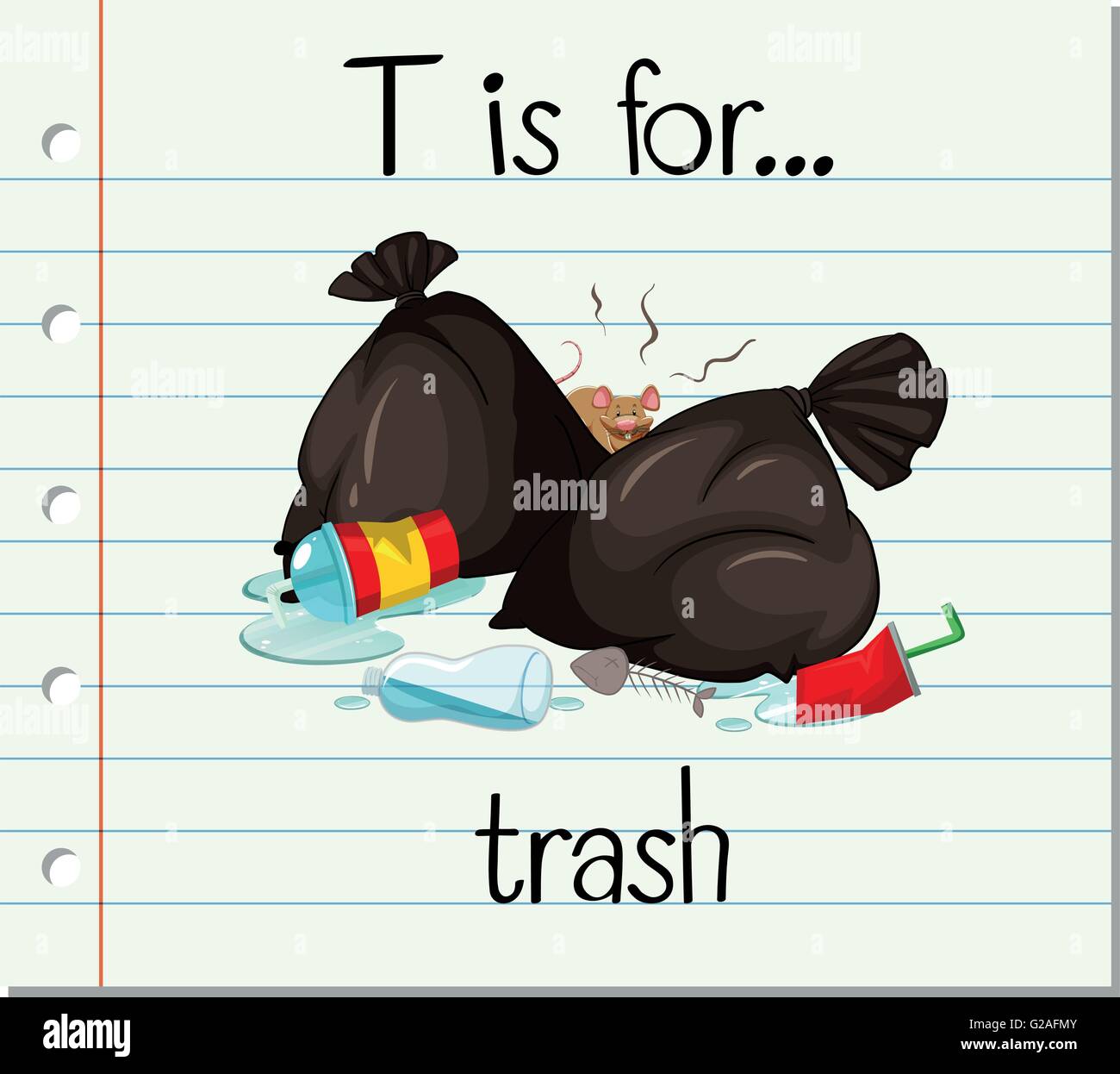 Letter rubbish trash font garbage hi-res stock photography and images ...