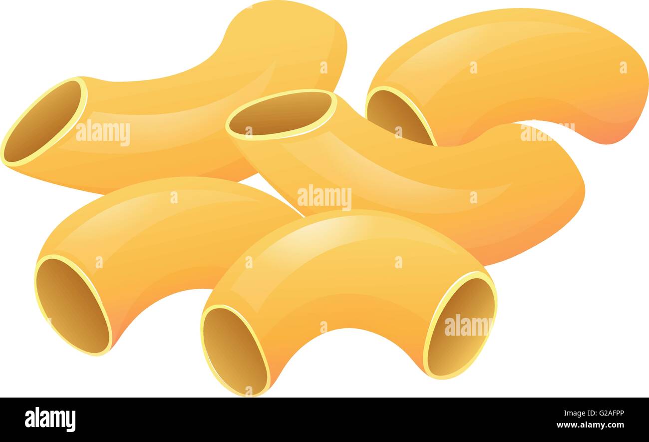 Pile of macaroni uncooked illustration Stock Vector Image & Art - Alamy