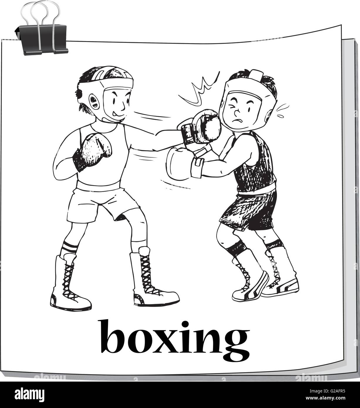 Olympic boxing Stock Vector Images - Alamy
