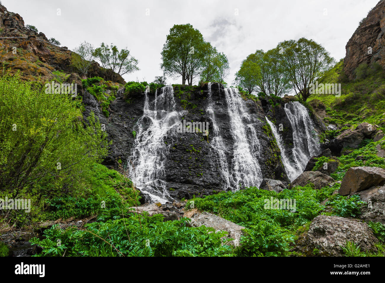 Shaki Waterfall, Armenia Stock Photo - Alamy