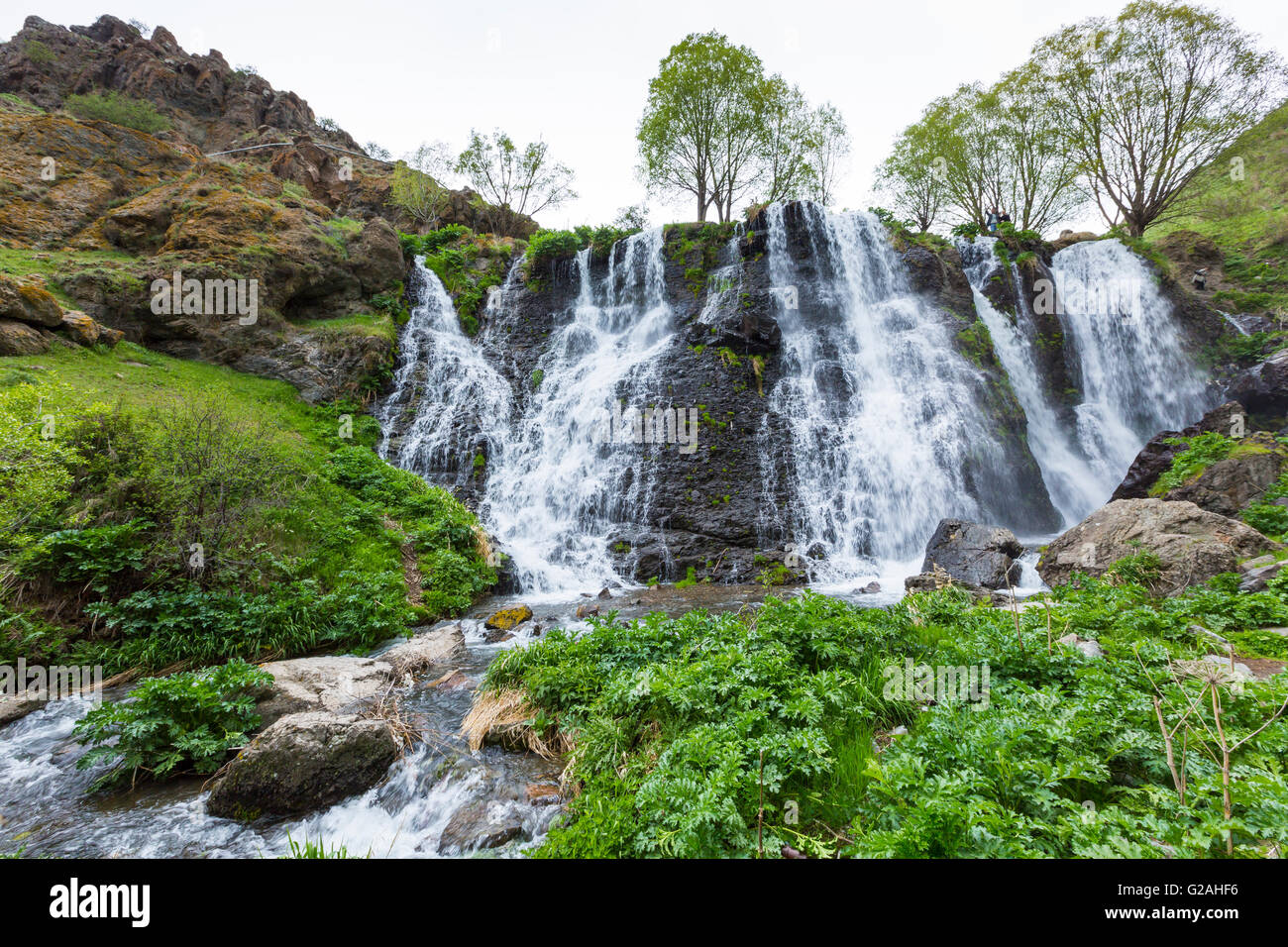 Shaki Waterfall, Armenia Stock Photo - Alamy