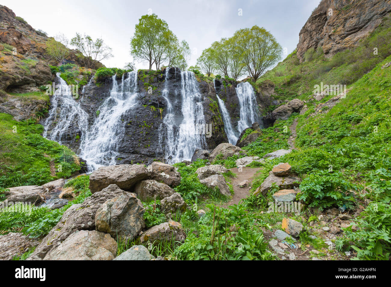 Shaki Waterfall, Armenia Stock Photo - Alamy