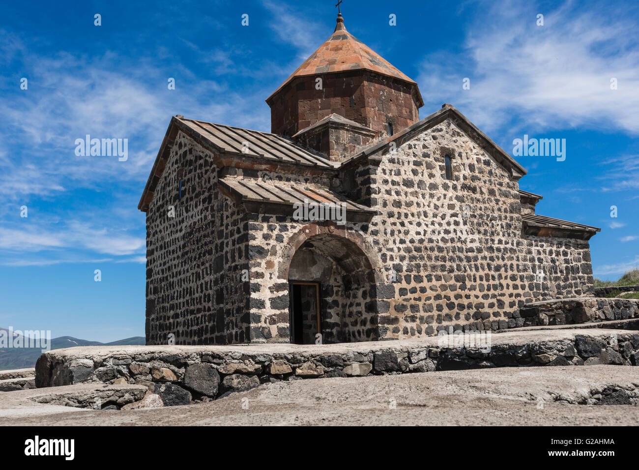 The 9th century Armenian monastery of Sevanavank at lake Sevan Stock Photo - Alamy