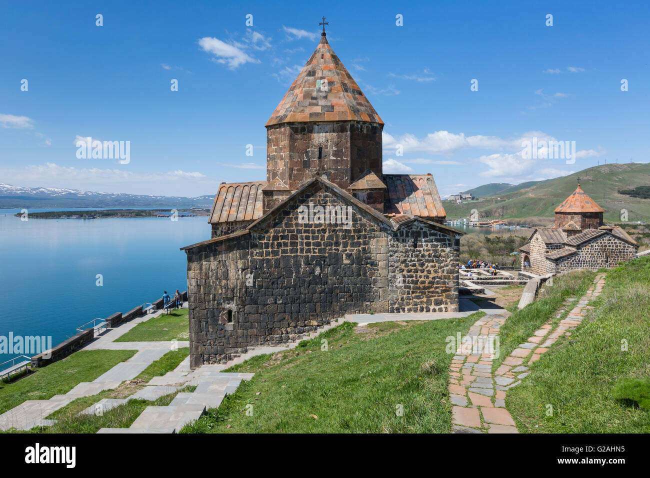 Lake sevan historical monument nature hi-res stock photography and ...