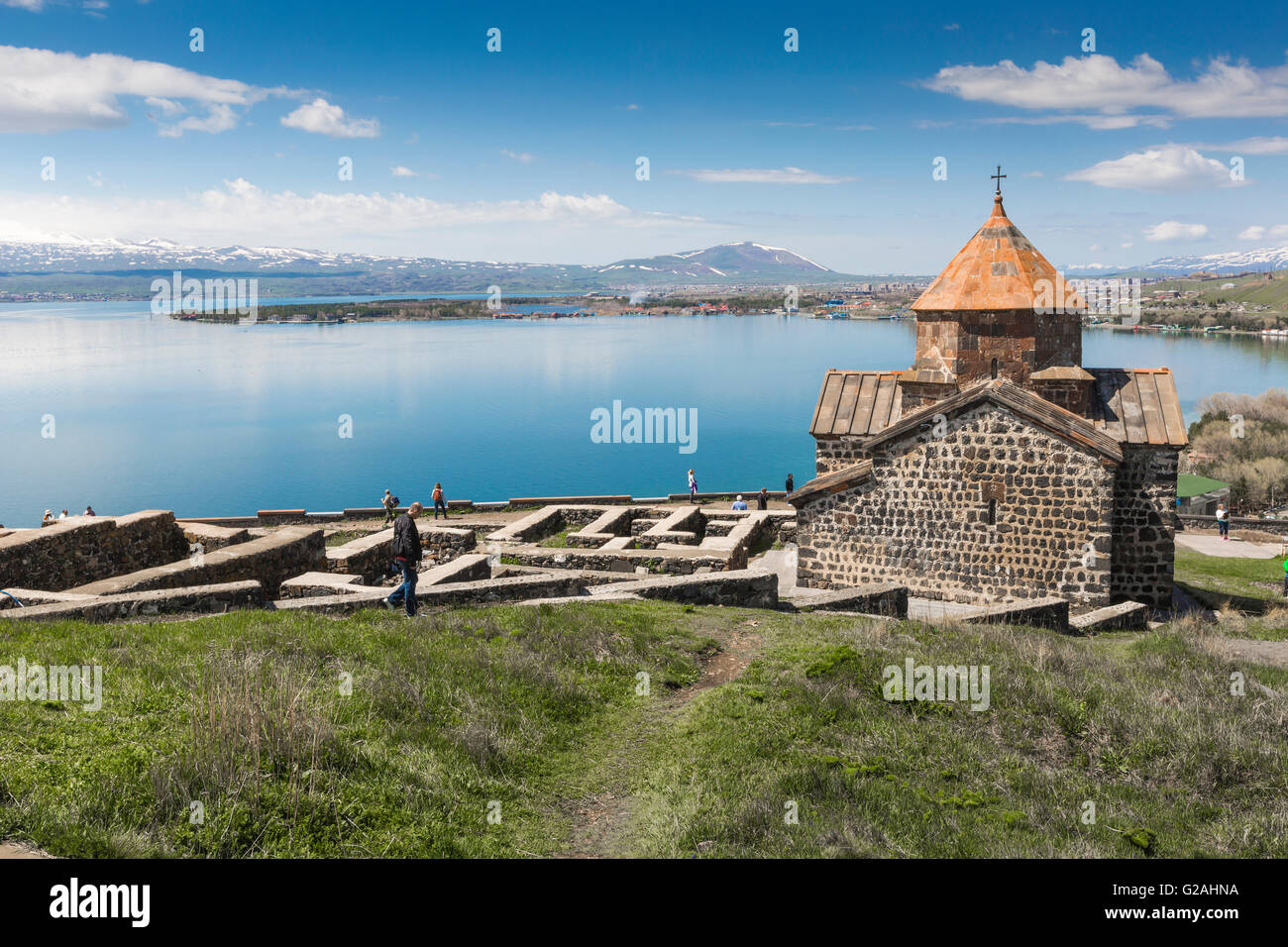 The 9th century Armenian monastery of Sevanavank at lake Sevan Stock Photo - Alamy