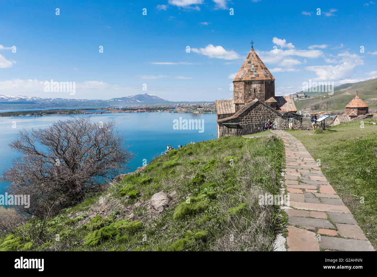 The 9th century Armenian monastery of Sevanavank at lake Sevan Stock Photo - Alamy