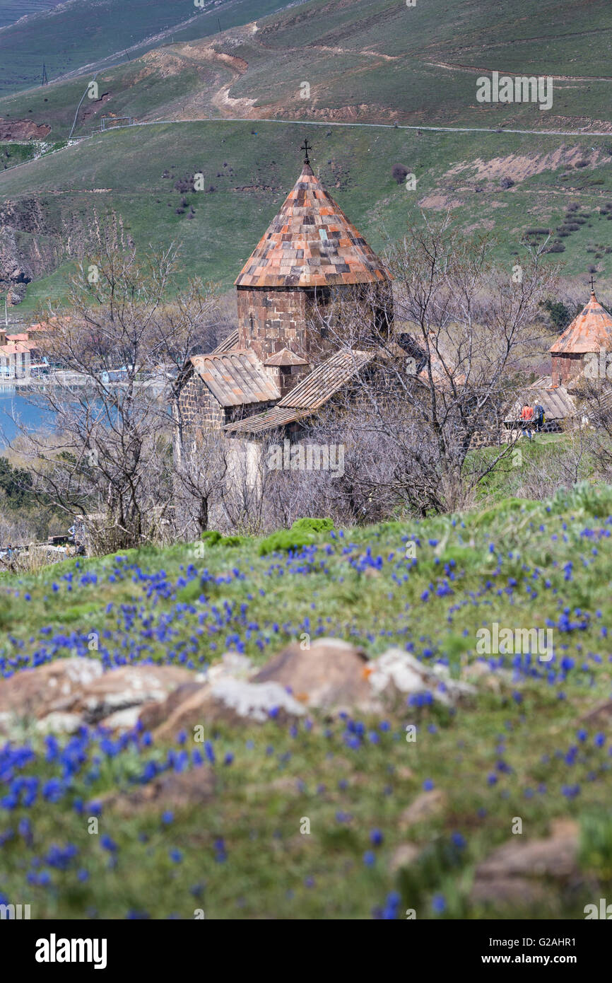 The 9th century Armenian monastery of Sevanavank at lake Sevan Stock Photo - Alamy