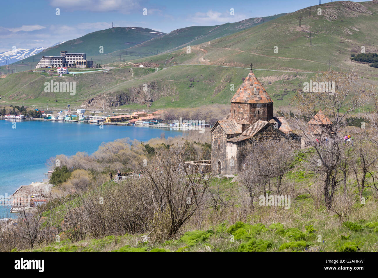 The 9th century Armenian monastery of Sevanavank at lake Sevan Stock Photo - Alamy