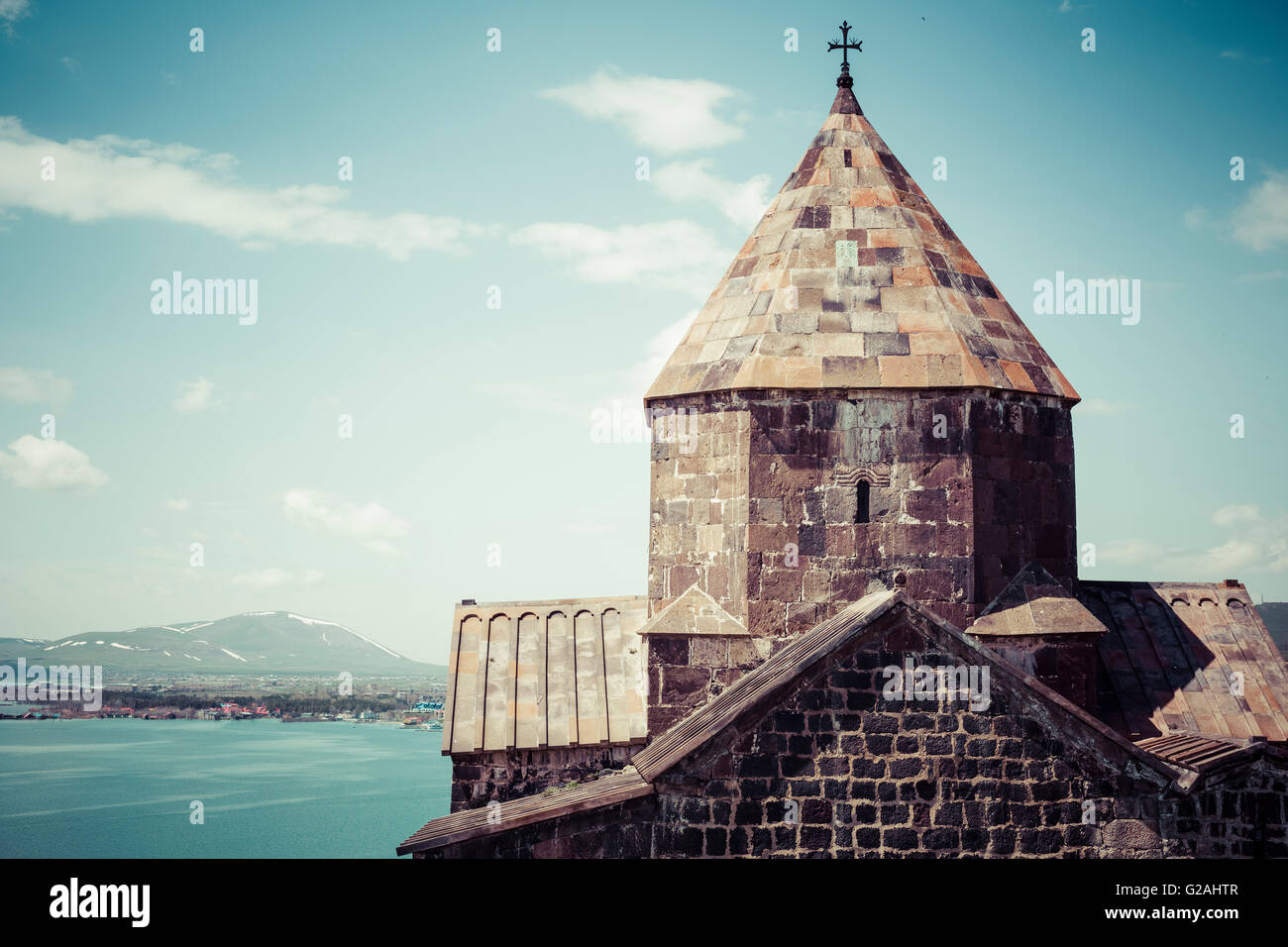 The 9th century Armenian monastery of Sevanavank at lake Sevan Stock Photo - Alamy