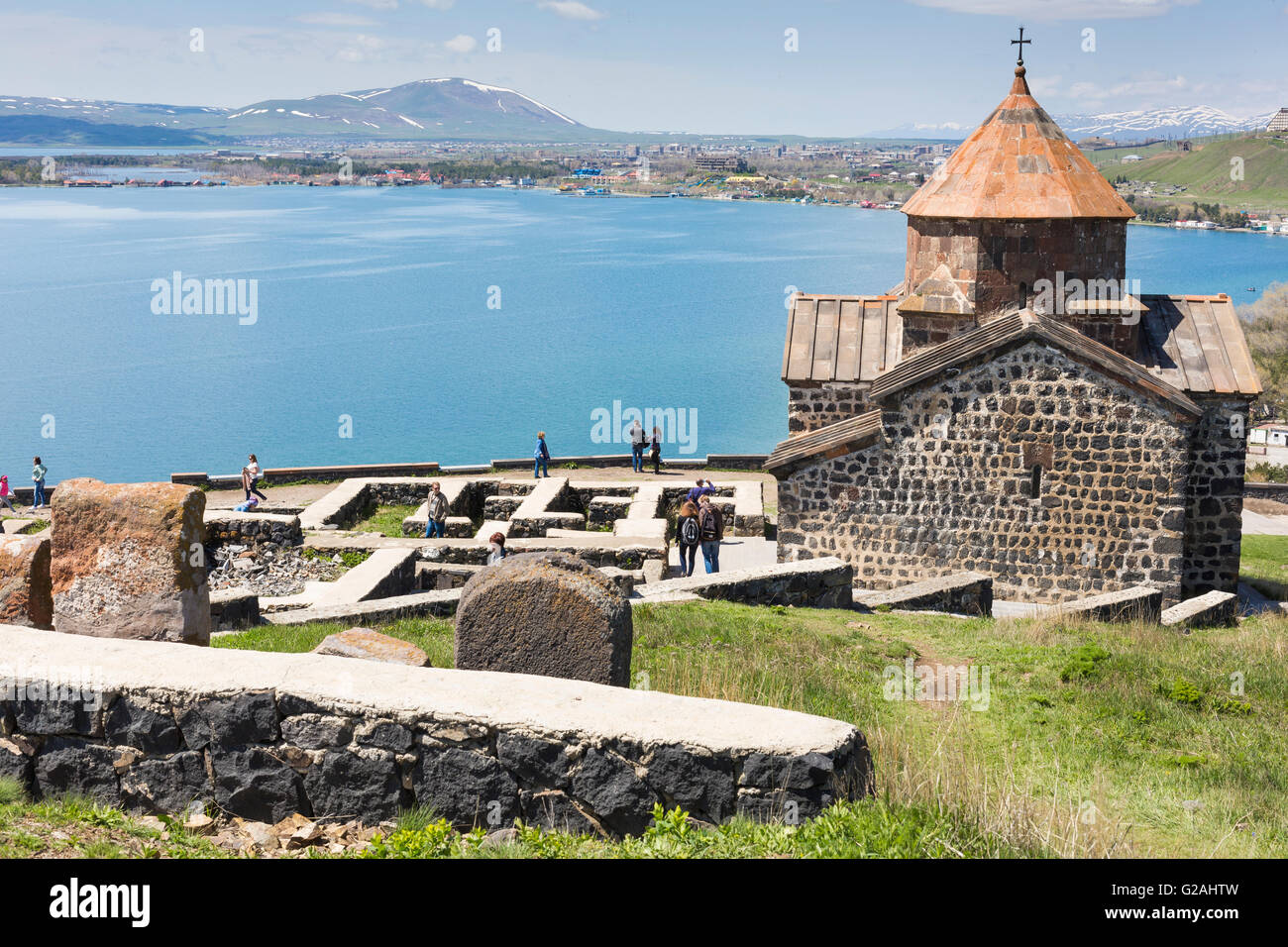 The 9th century Armenian monastery of Sevanavank at lake Sevan Stock Photo - Alamy