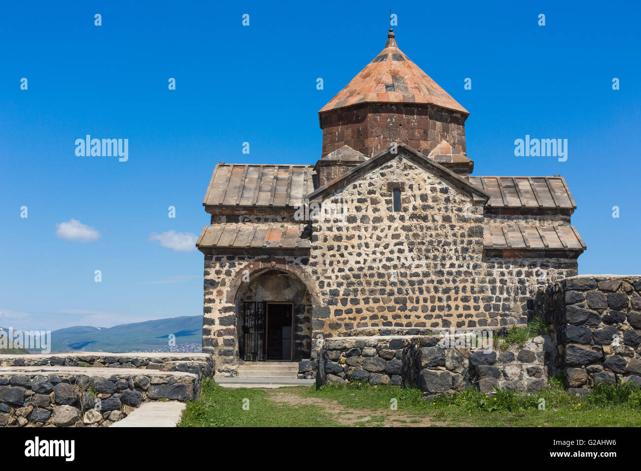 The 9th century Armenian monastery of Sevanavank at lake Sevan Stock Photo - Alamy
