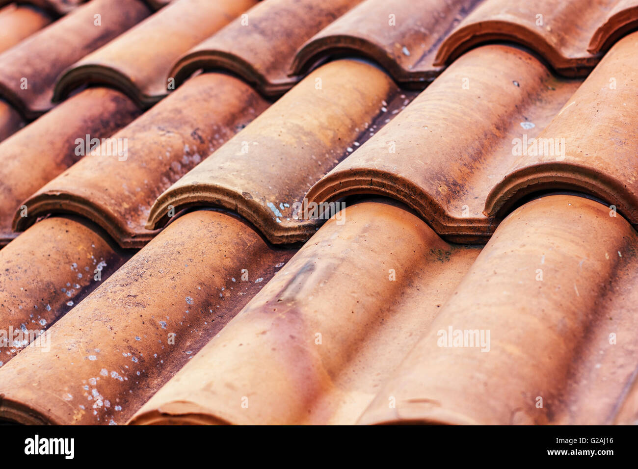 Roof Tiles Pattern Stock Photo - Alamy