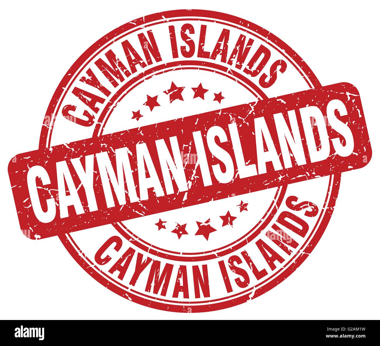 Cayman Islands red grunge round vintage rubber stamp Stock Vector Image ...