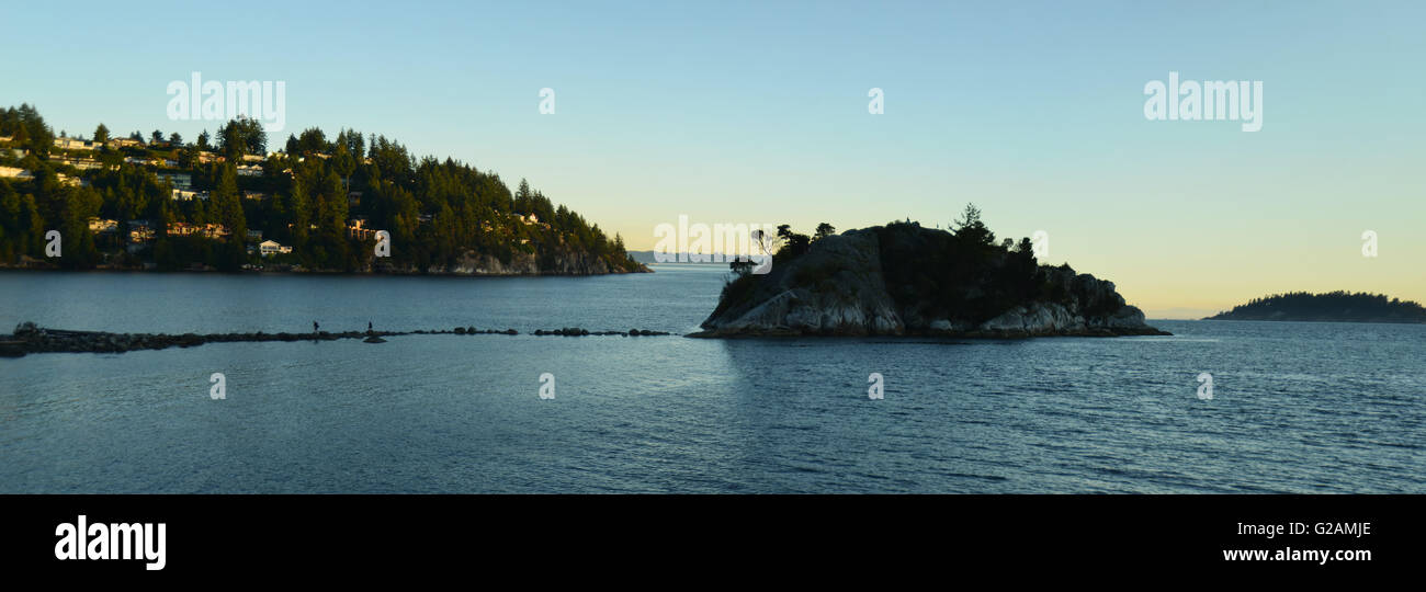 Whytecliff Park Panorama with Sunset 1, West Vancouver Stock Photo - Alamy