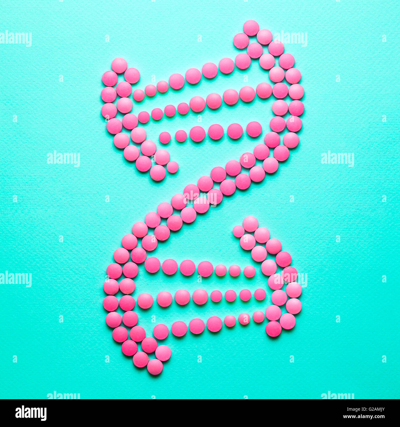 Dna shape hi-res stock photography and images - Alamy