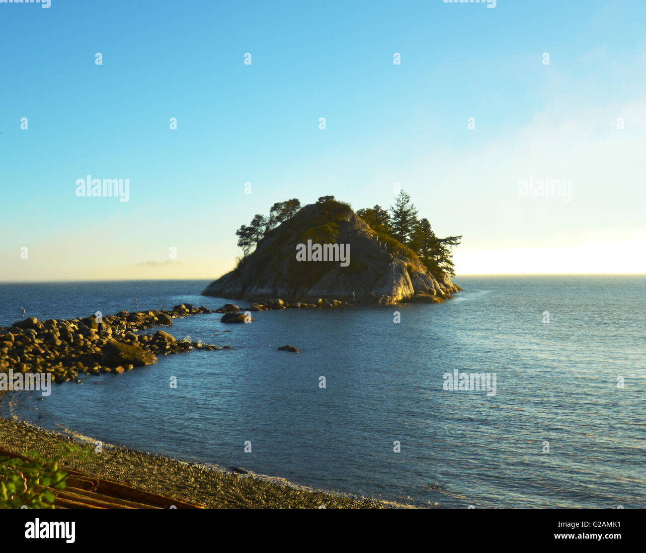 Whyte Island View Stock Photo - Alamy