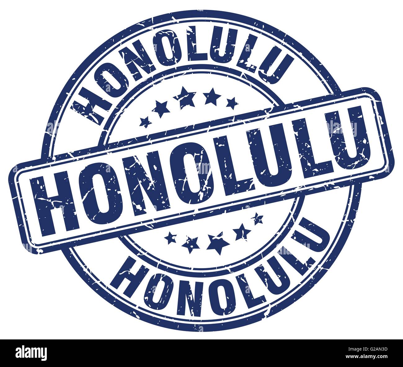 Honolulu blue isolated Stock Vector Images - Alamy