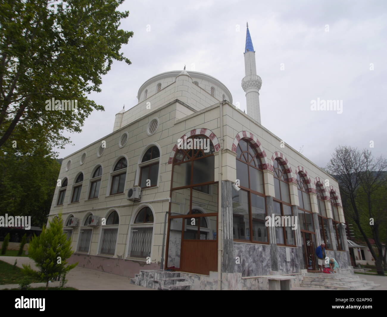 New mosque fethiye turkey Stock Photo - Alamy