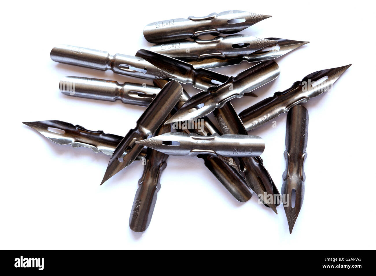 Vintage pen nib hi-res stock photography and images - Alamy