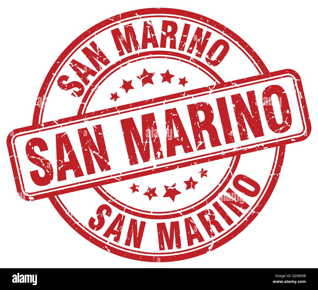 San Marino red grunge round vintage rubber stamp Stock Vector Image ...