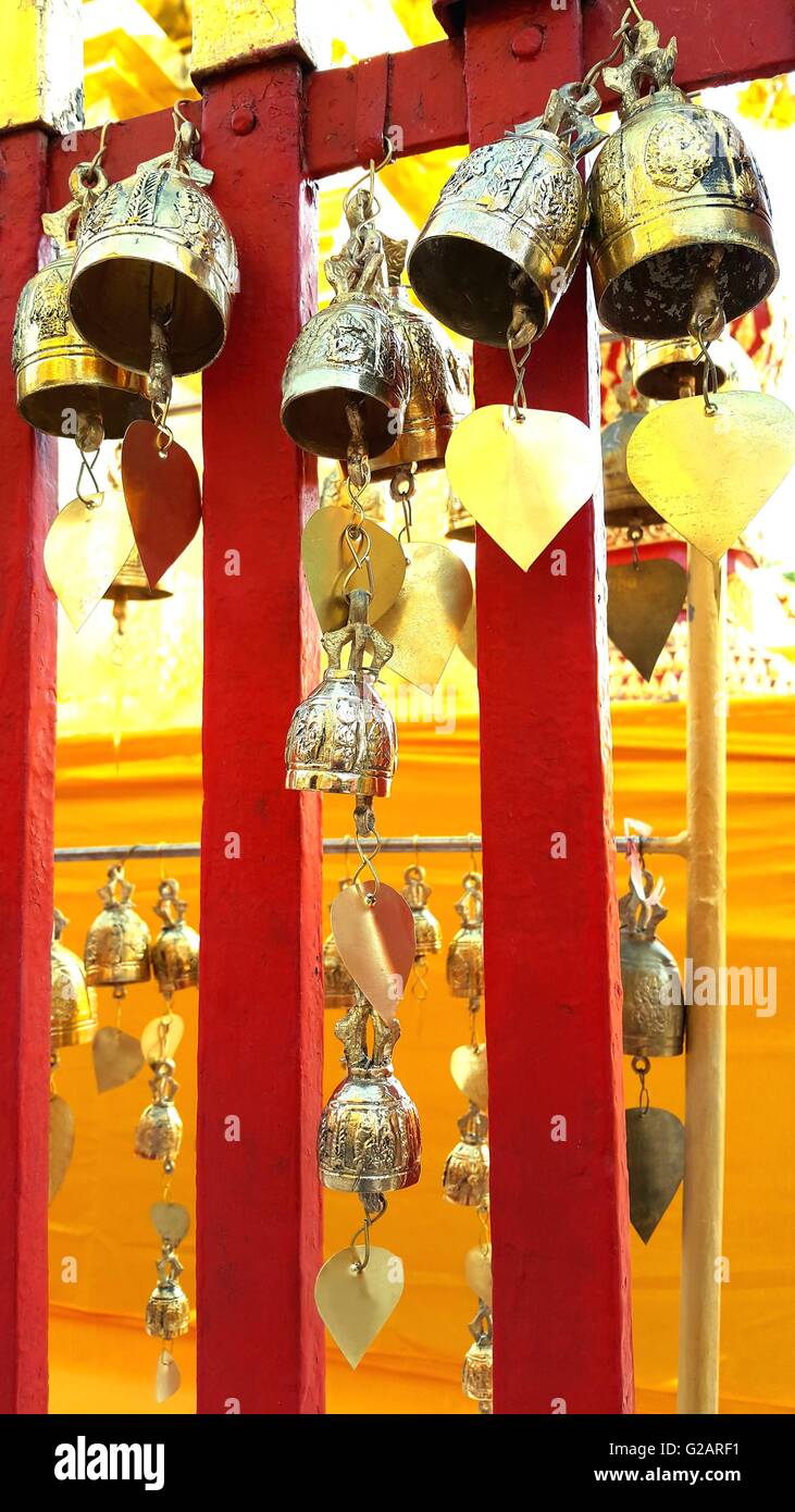 Buddhist temple bell hi-res stock photography and images - Alamy