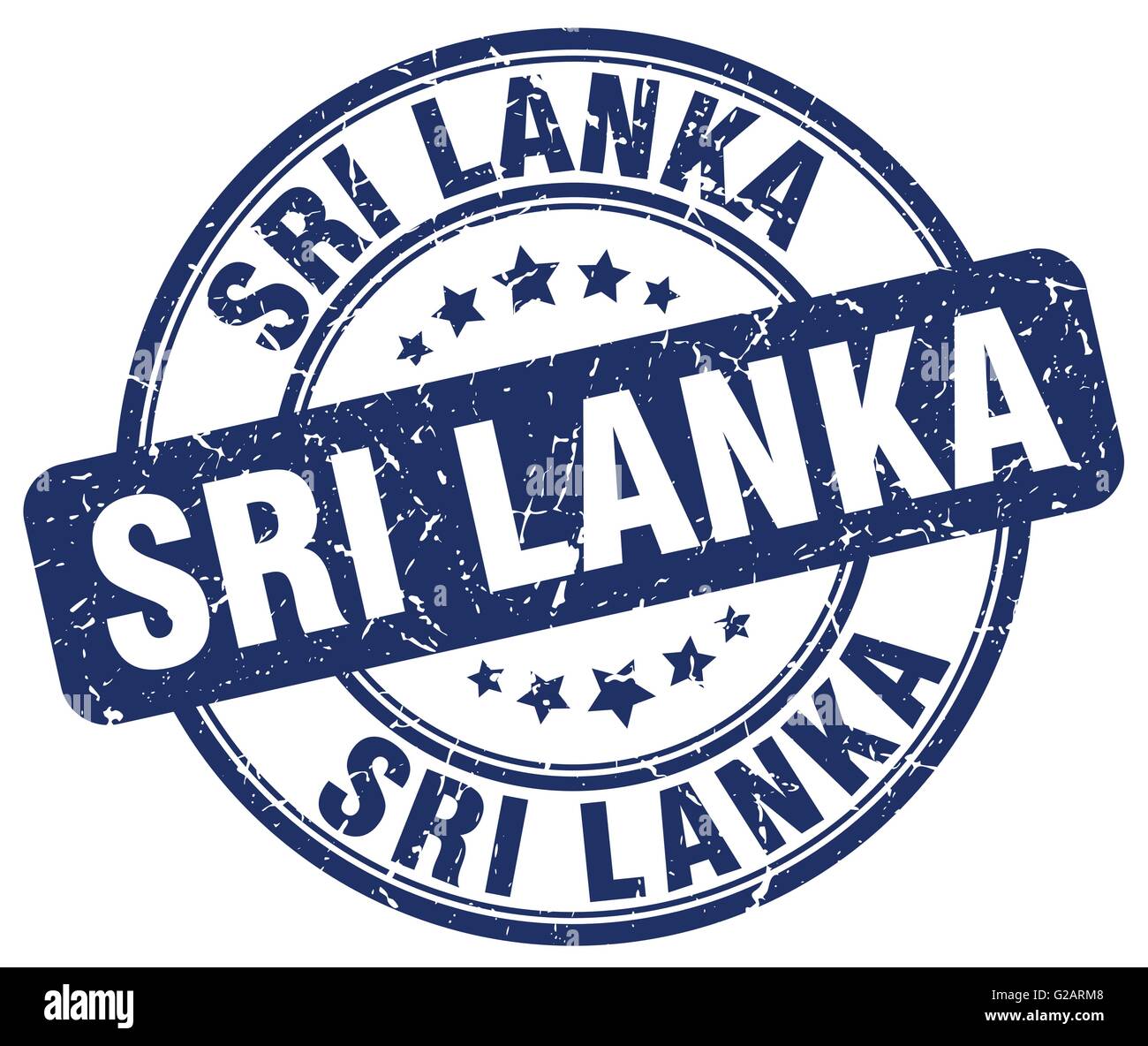 Sri lanka round stamp Stock Vector Images - Alamy