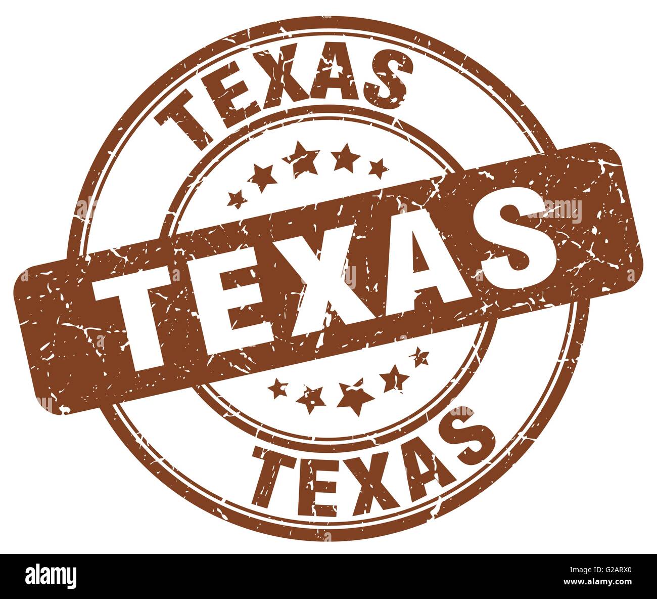 Texas brown grunge round vintage rubber stamp Stock Vector Image & Art ...