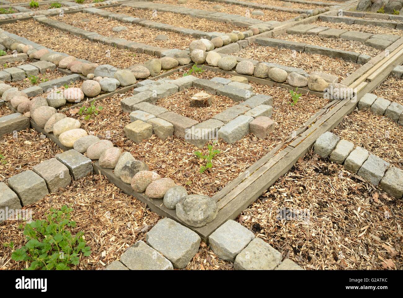 Wood chip garden hi-res stock photography and images - Alamy