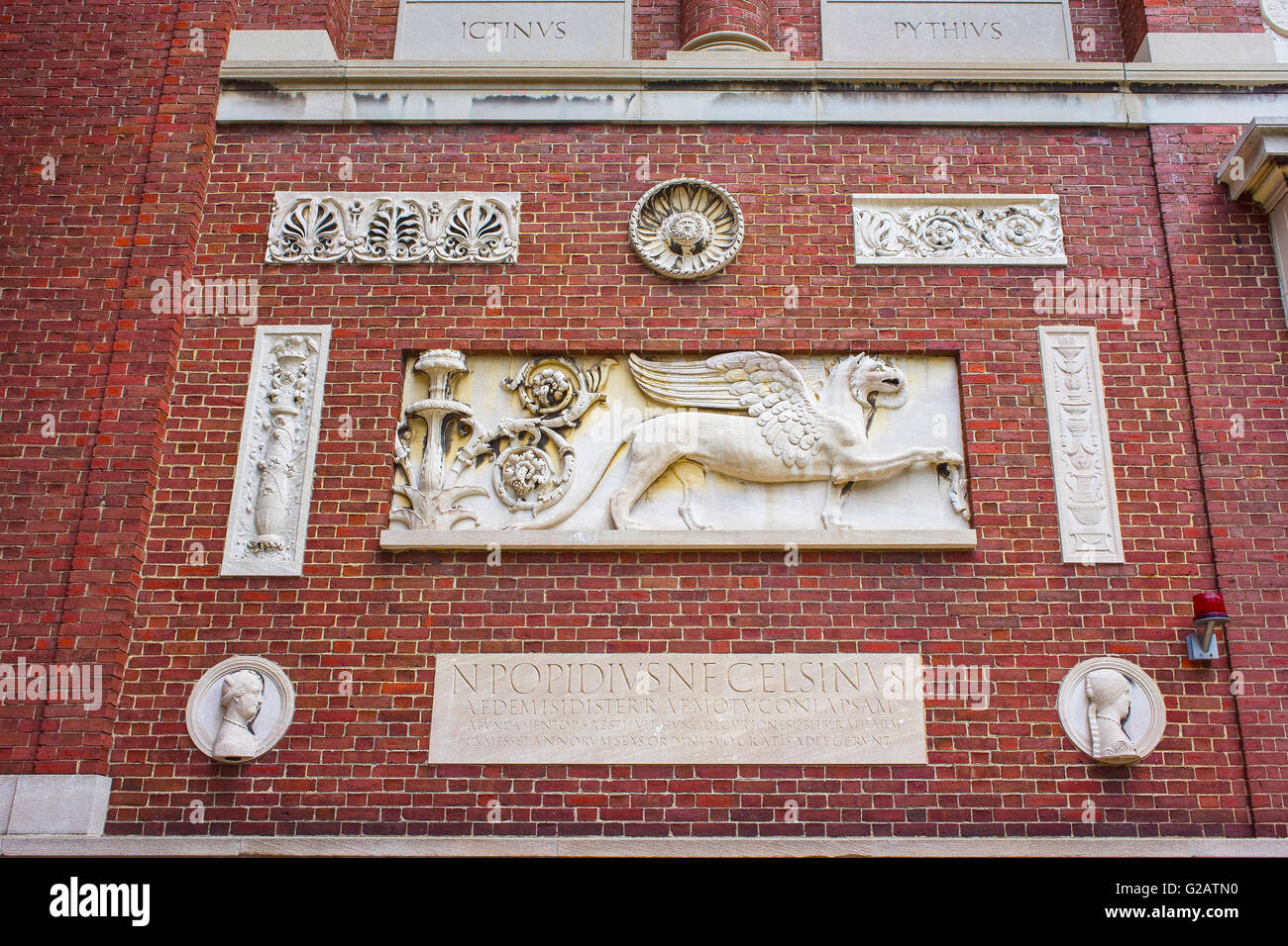 Cambridge, USA - April 29, 2015: Fragment of Harvard University ...