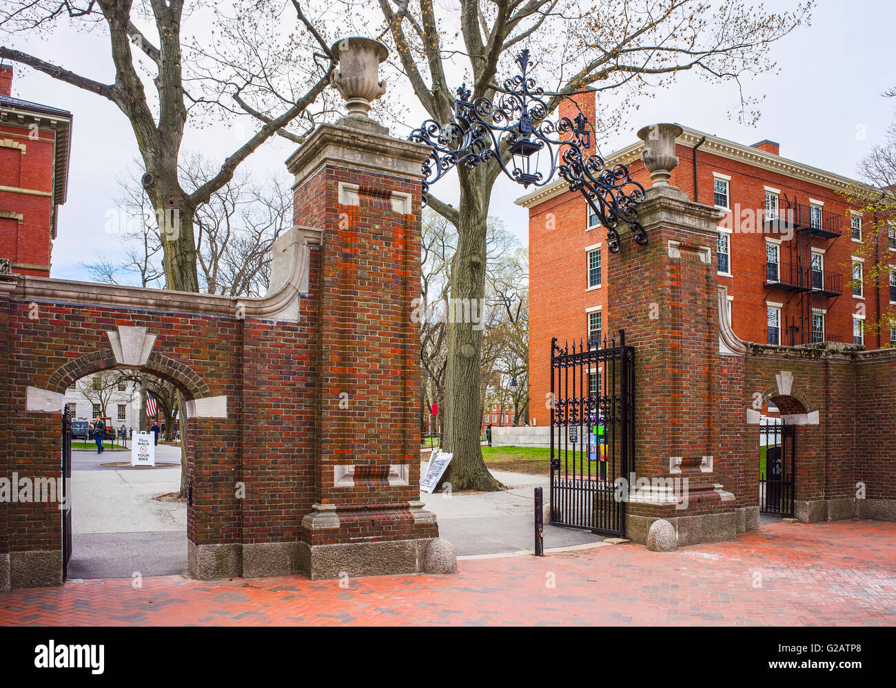 Harvard University Gate High Resolution Stock Photography and Images ...